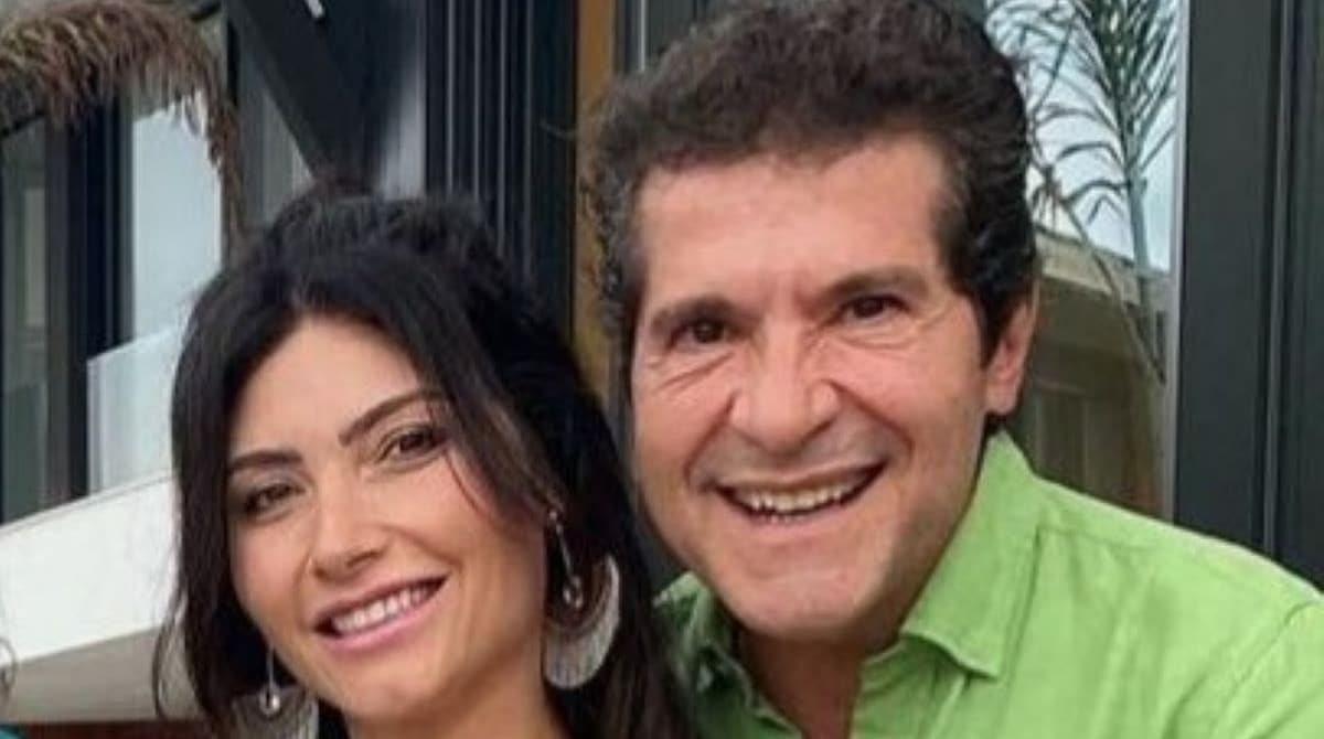 Bebê e filhas mais velhas de Daniel posam com Jota Quest: 'sorte'
