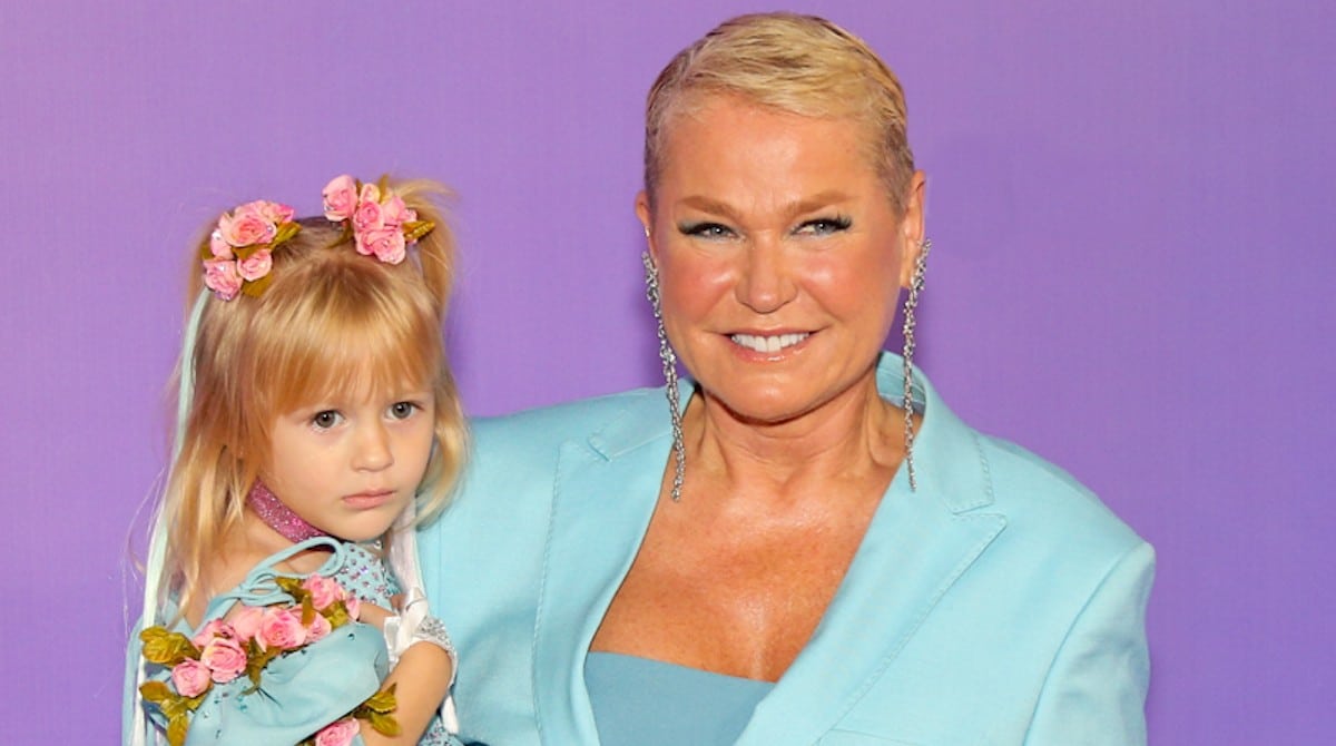 Xuxa revela a festa de 4 anos dos sonhos da sua afilhada