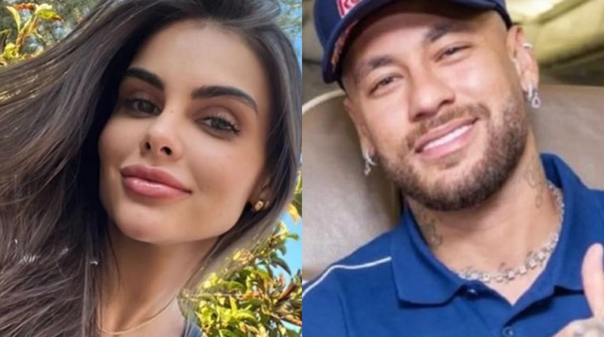Amanda Kimberlly exibe sua bebê com Neymar falando pela 1ª vez