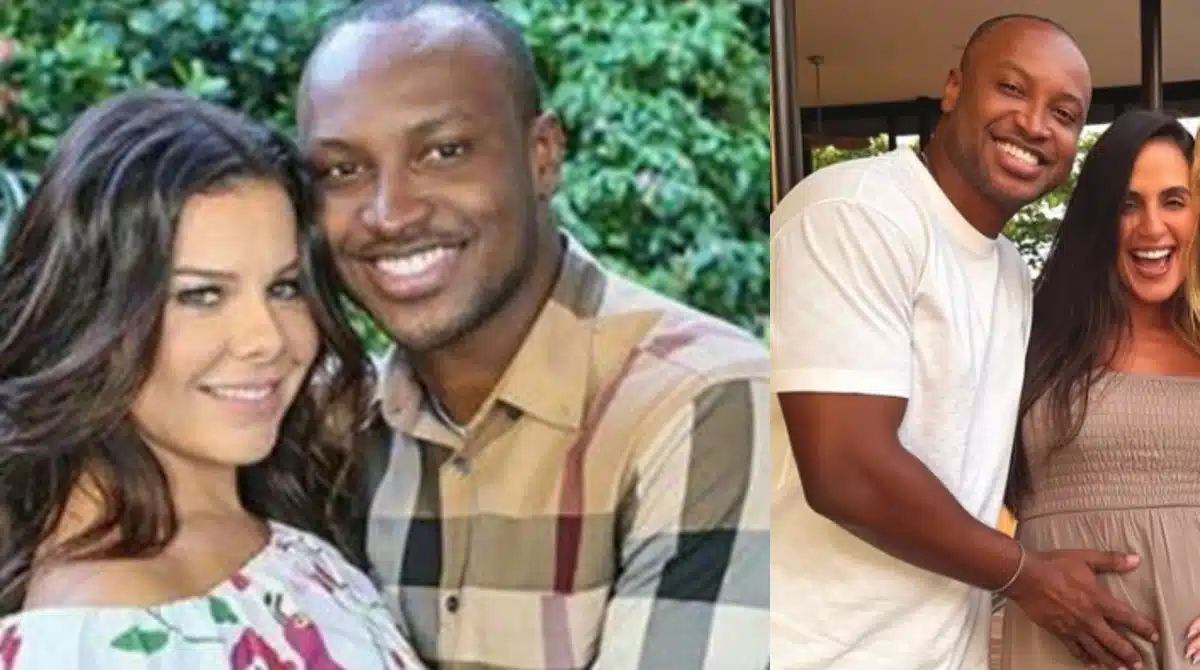 Fernanda Souza posa com grávida, reflete e Thiaguinho reage