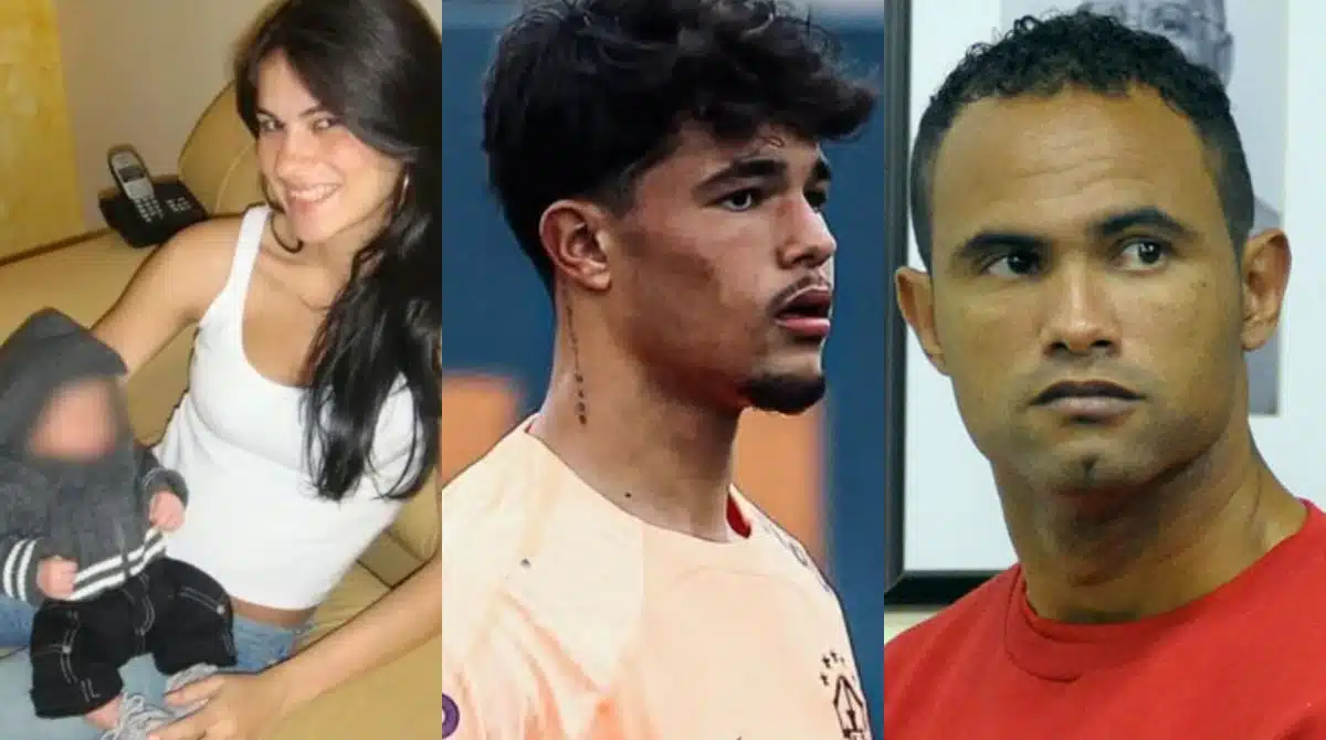 Bruninho Samudio posa com namorada e responde sobre Bruno