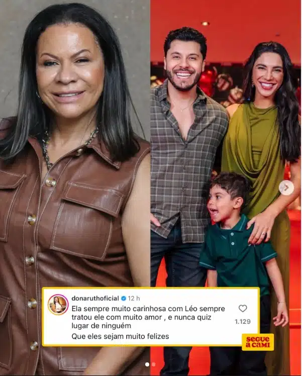 Ruth Moreira fala da noiva de Huff após pedido de Léo