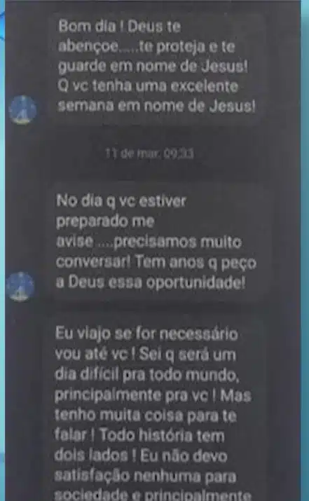 Filho de Eliza Samudio revela encontro com Bruno e mensagem