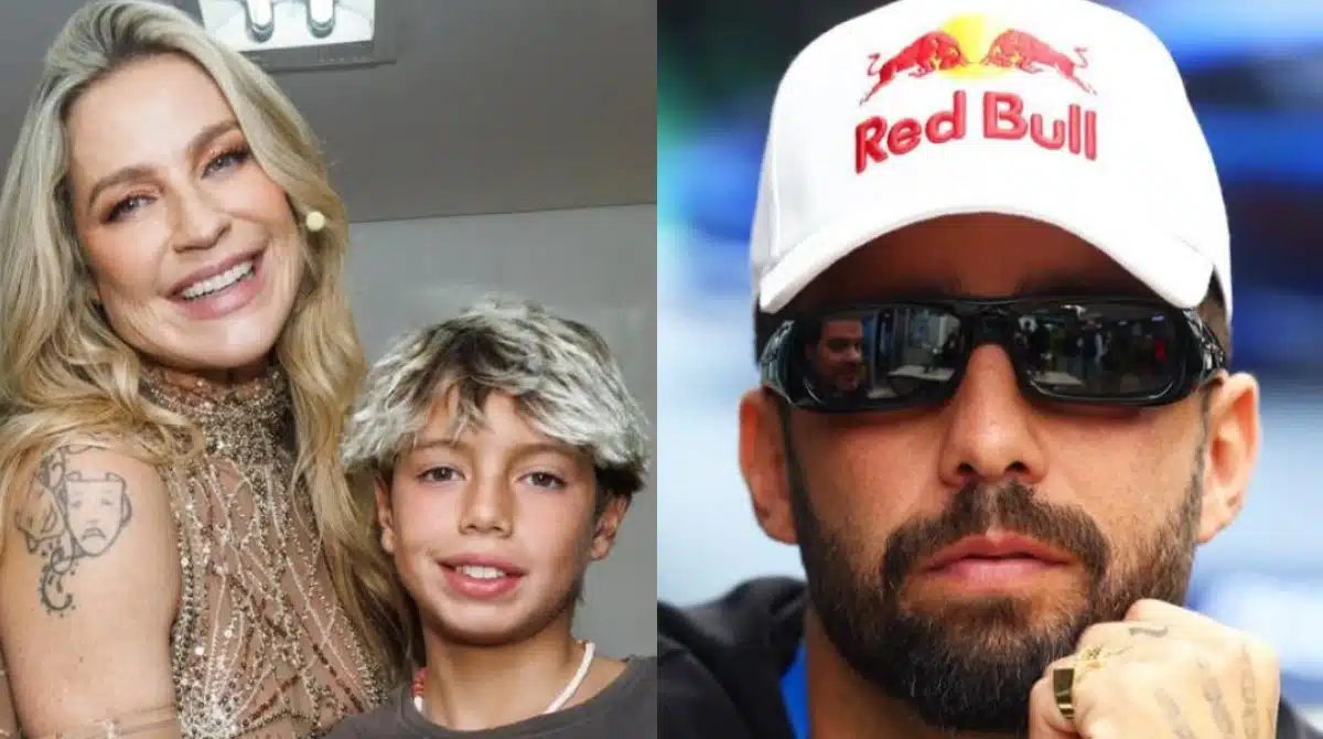 Luana Piovani ganha surpresa do filho e Scooby dá indireta