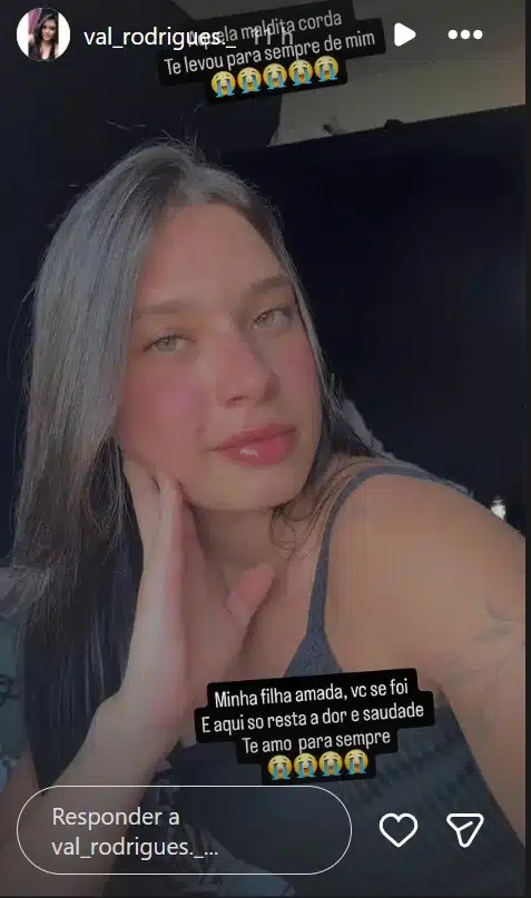Mãe da jovem que partiu ao pular sem corda faz desabafo