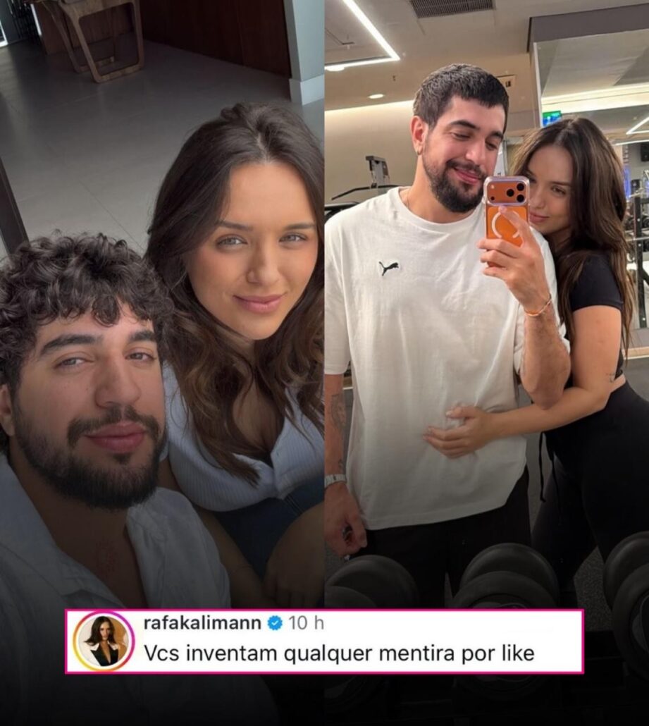 Nattan posa com a bebê e Rafa responde sobre separação